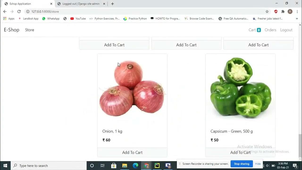 Django E Commerce Eshop Applications || Engineering Project || Final ...