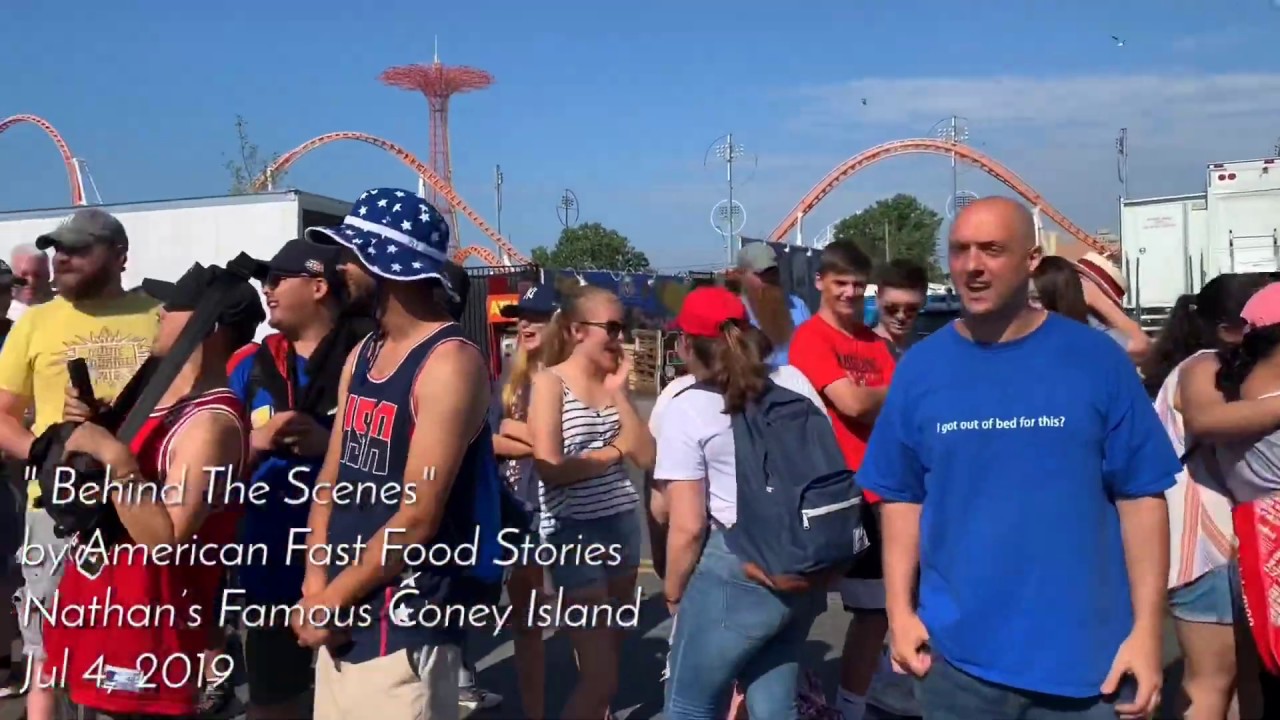 A Look Behind The Scenes - Nathan’s Famous Hot Dog Eating Contest 2019 ...