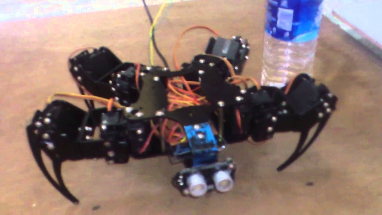Quadruped Robot with IK - YouTube