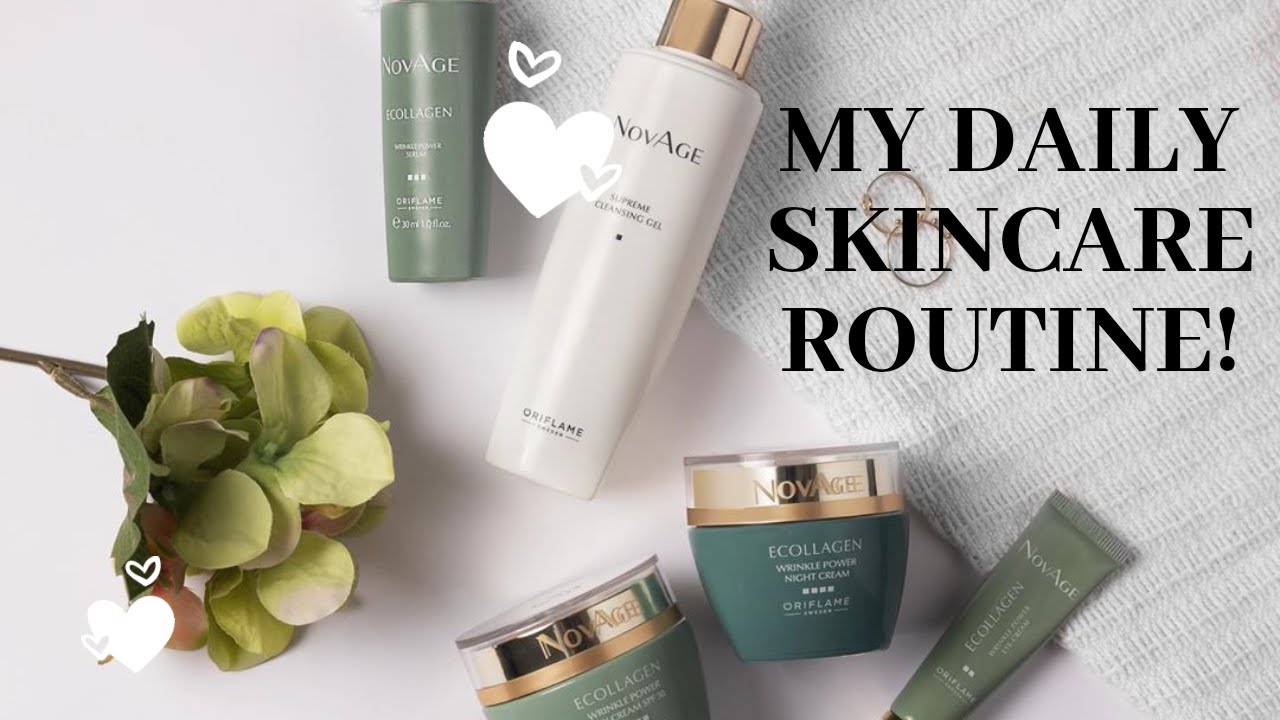 Novage Ecollagen Daily Anti - Aging Skincare Routine|| Oriflame India ...