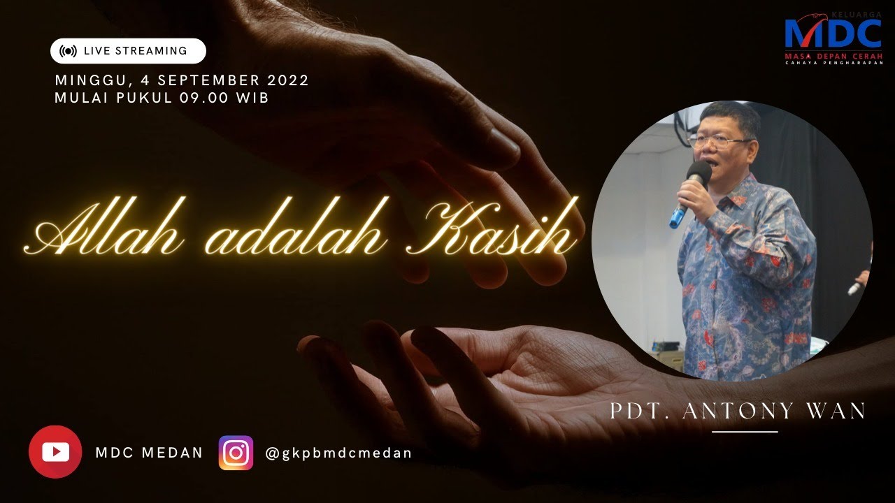 Ibadah GKPB MDC Medan Minggu 4 September 2022 Gel II - YouTube