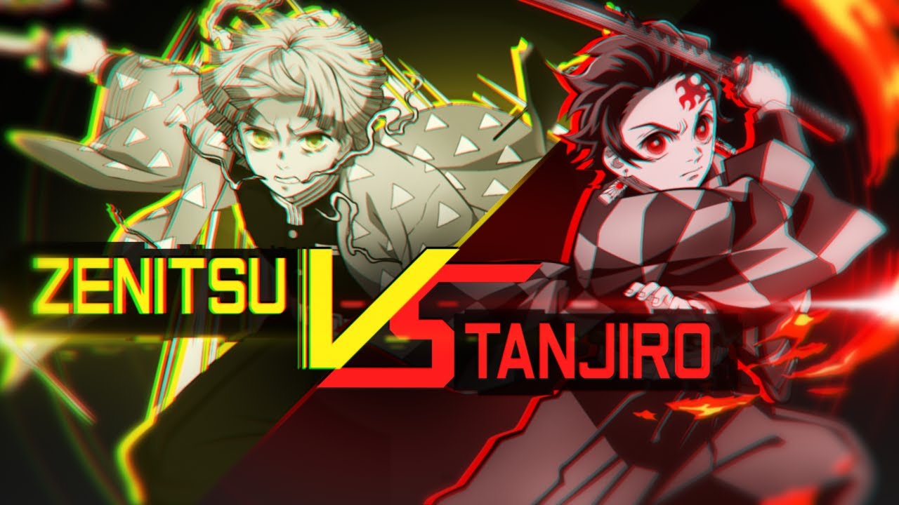 Zenitsu VS Tanjiro - Kimetsu no Yaiba [POWER LEVELS] [60FPS] [SPOILERS ...