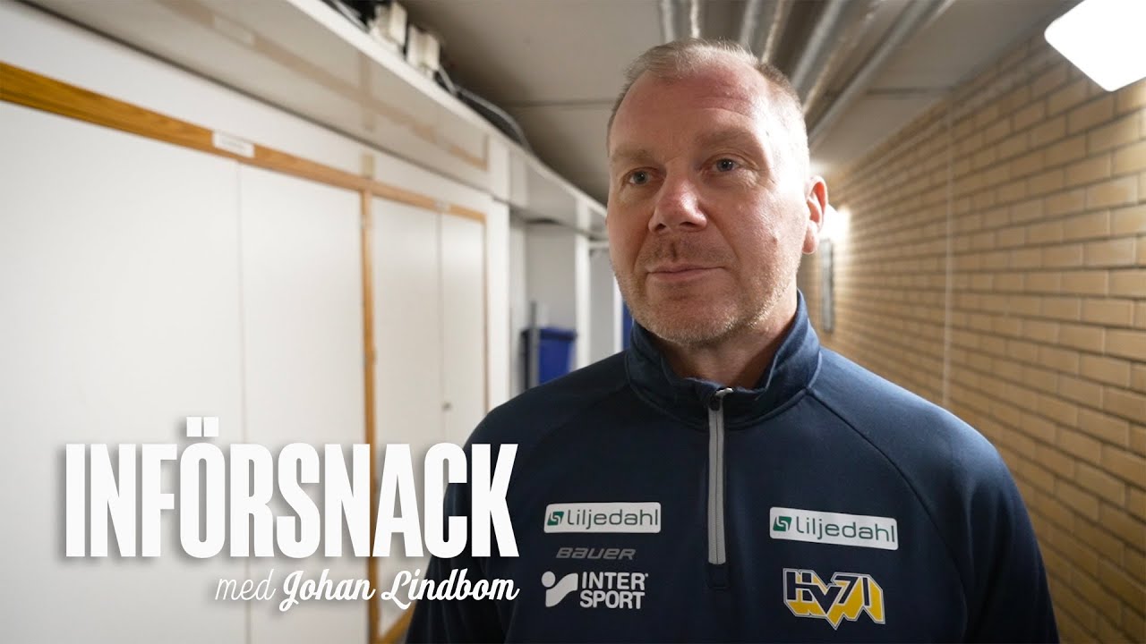 Johan Lindbom inför HV71-Färjestad BK - HV71