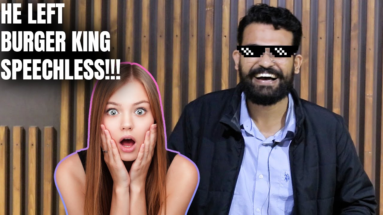 How To Order Burger King Like A Boss! - Rapper Ordering Burger - YouTube