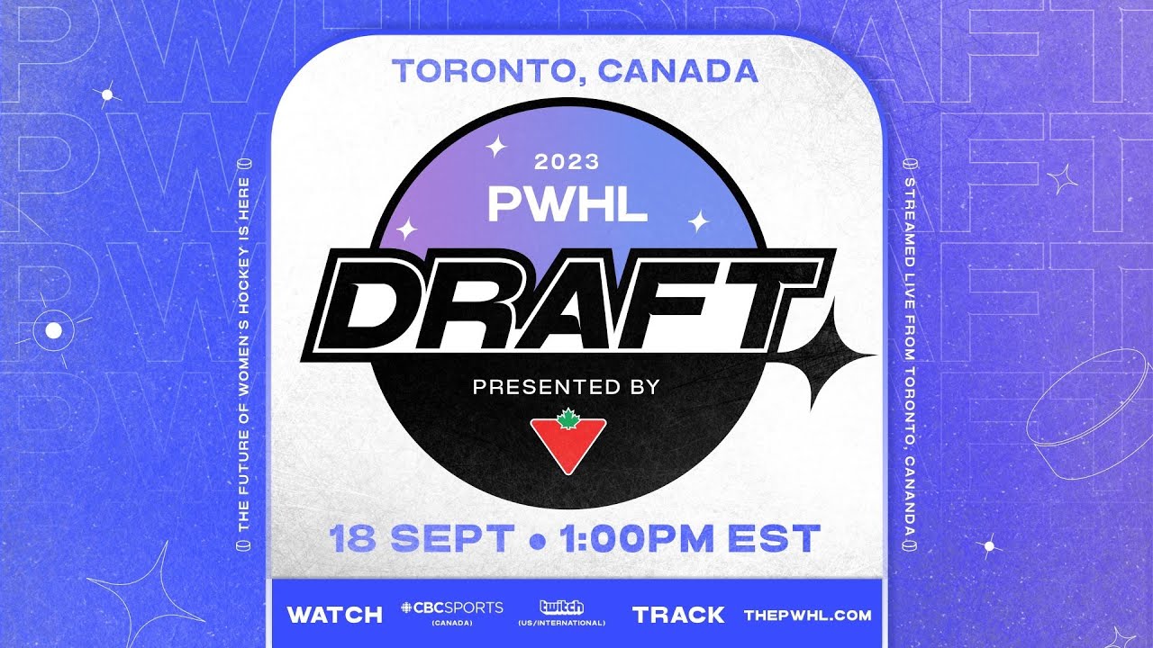 PWHL Inaugural Draft Livestream - YouTube