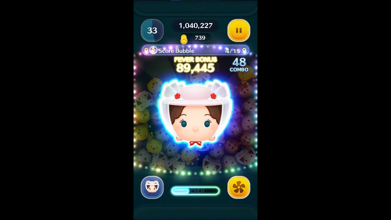 Tsum Tsum Mission - Pop 15 Score Bubbles in 1 play - YouTube
