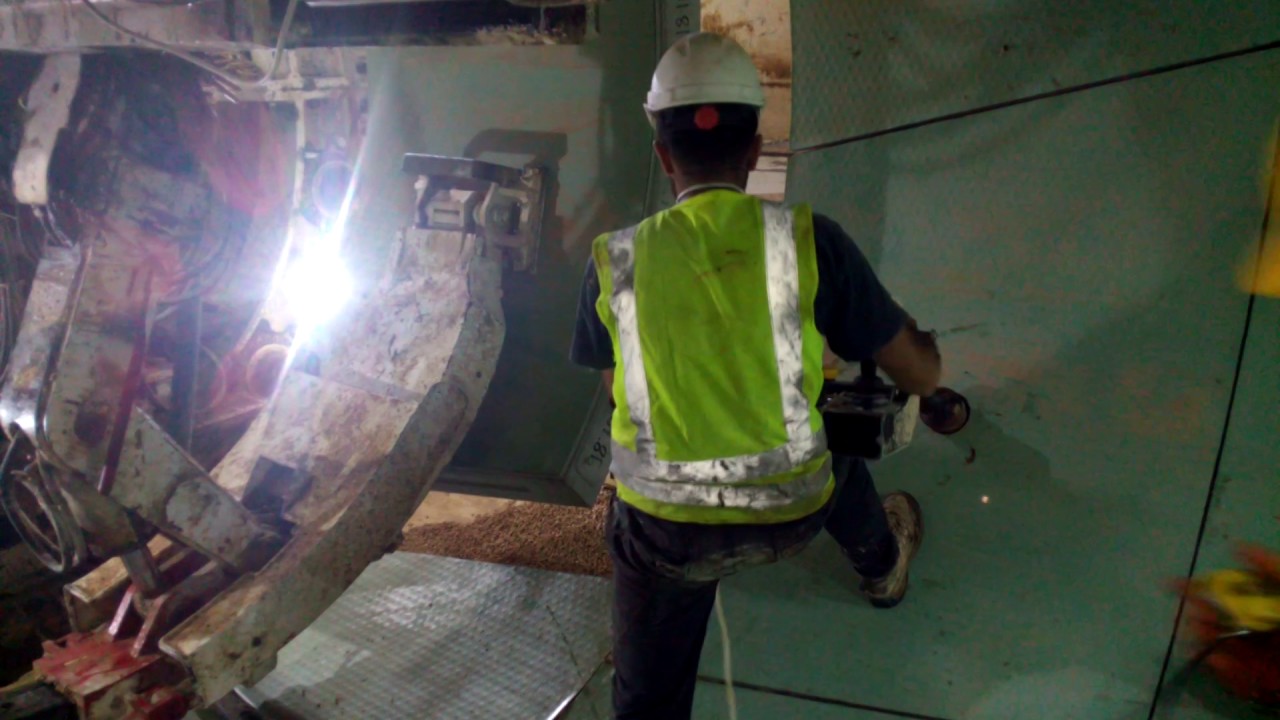 TBM segment lining(Eriction) - YouTube
