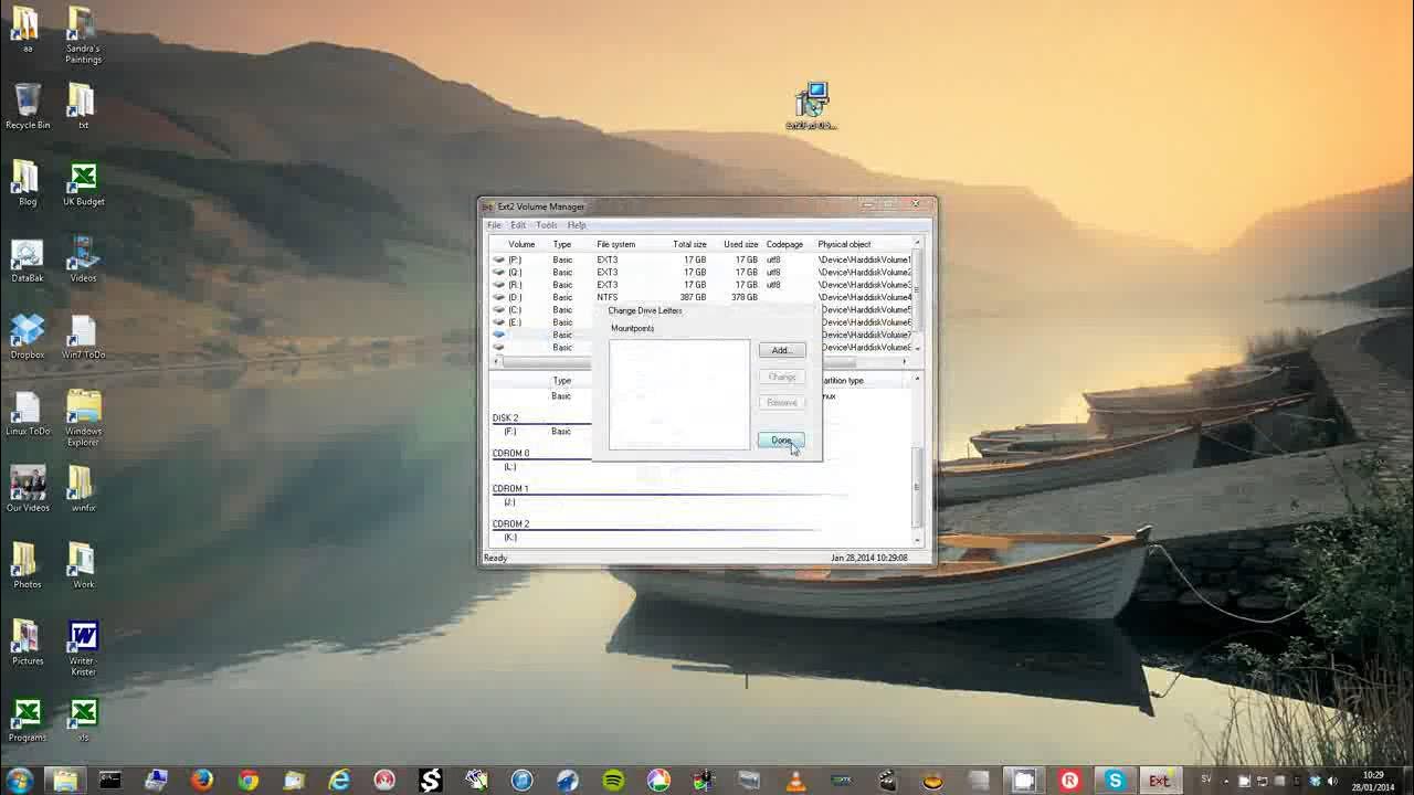 Mounting Linux in Windows with Ext2Fsd - YouTube