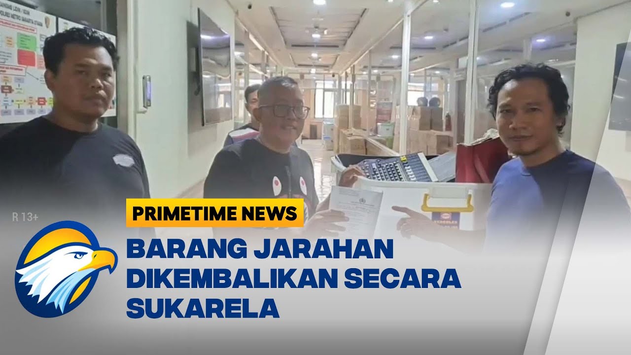 32 Barang Jarahan dari Rumah Sahroni Dikembalikan - [Primetime News ...