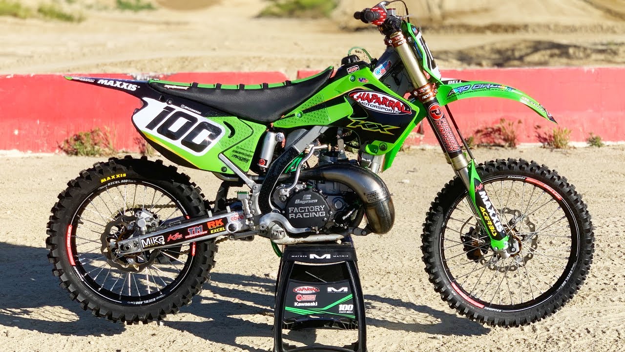 Two Stroke World Championship Kawasaki KX250 With Zach Bell Dirt Bike