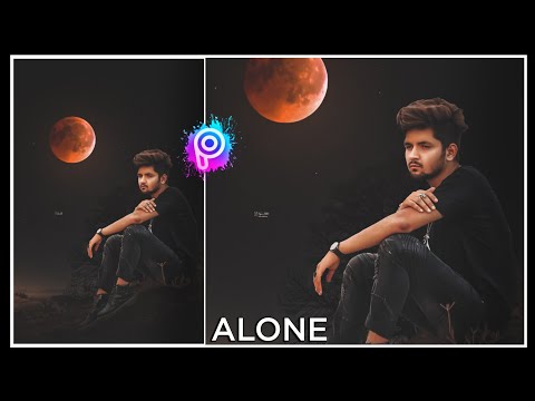 Alone Photo Editing in PicsArt || Instagram Viral Alone Photo Editing in PicsArt ||- Tiger Editz