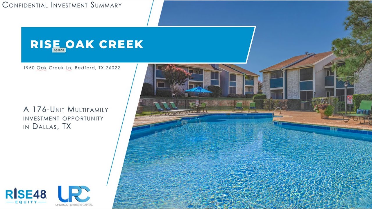 UPC- [New Deal Alert] Investor Webinar Recording - 176 Unit in Dallas ...