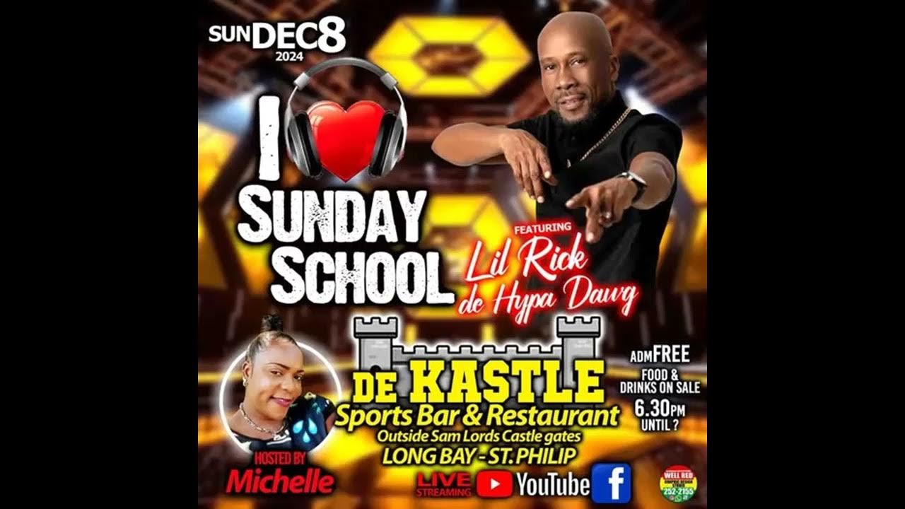 LIL RICK - SUNDAY SCHOOL AT DE KASTLE SPORTS BAR (DEC 8TH 2024) - YouTube