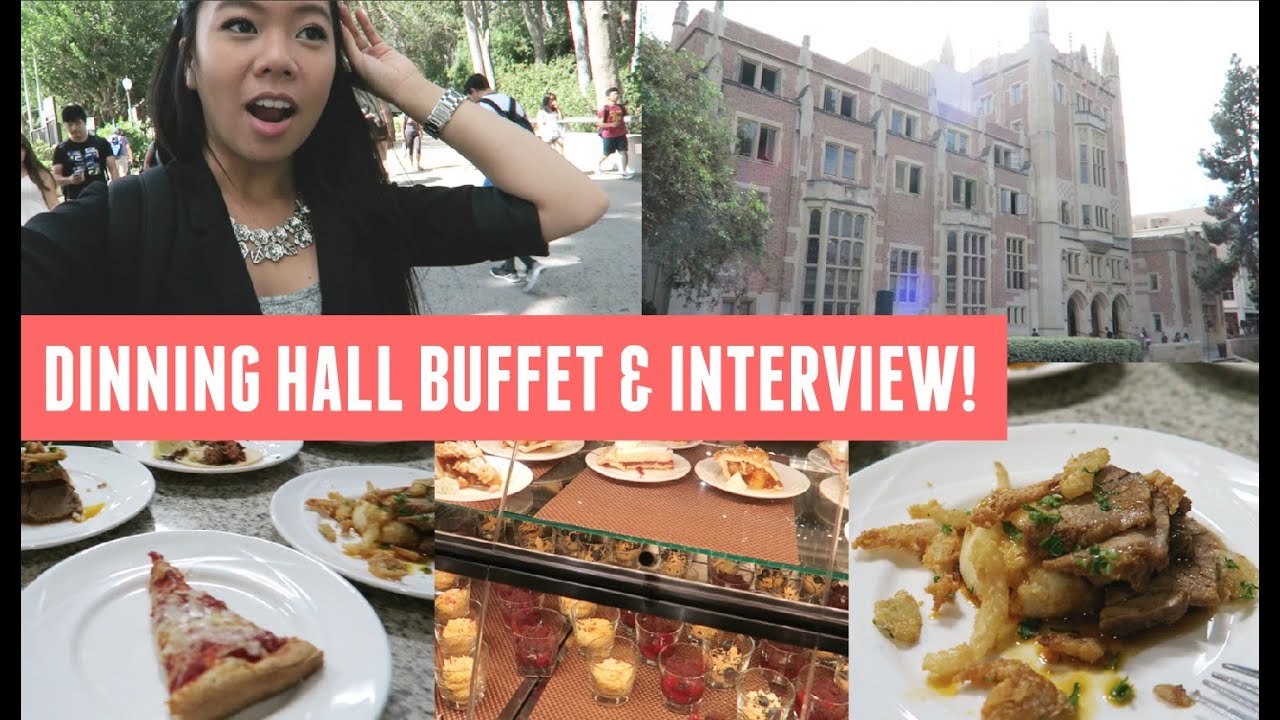 All You Can Eat Dinning Hall Buffet & Interview On Campus! - YouTube