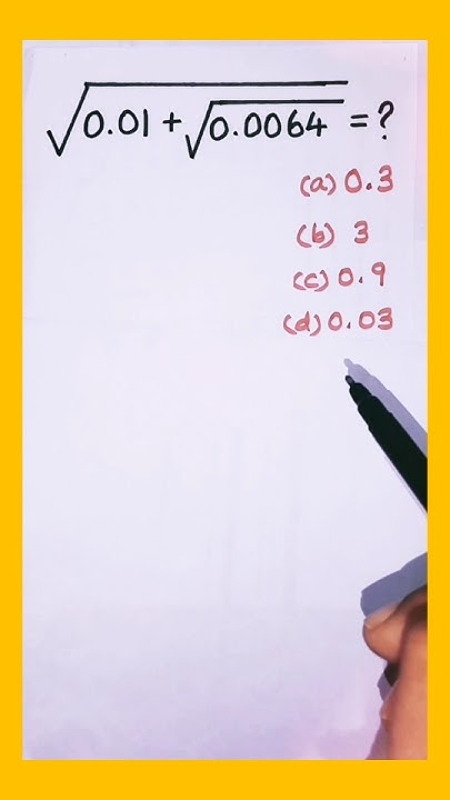 how to find square root of decimal number #shorts #maths #squareroot # ...
