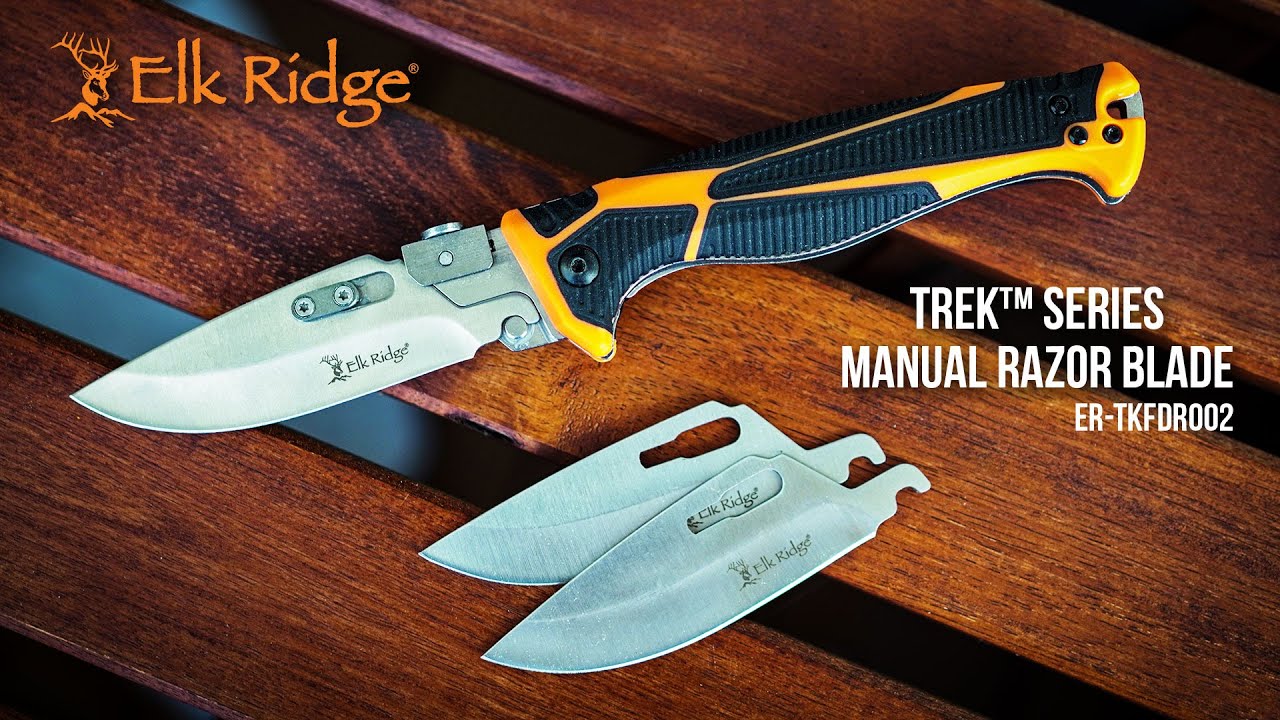 Elk Ridge Trek ER-TKFDR002, How to Replace the Razor Blade Instruction ...