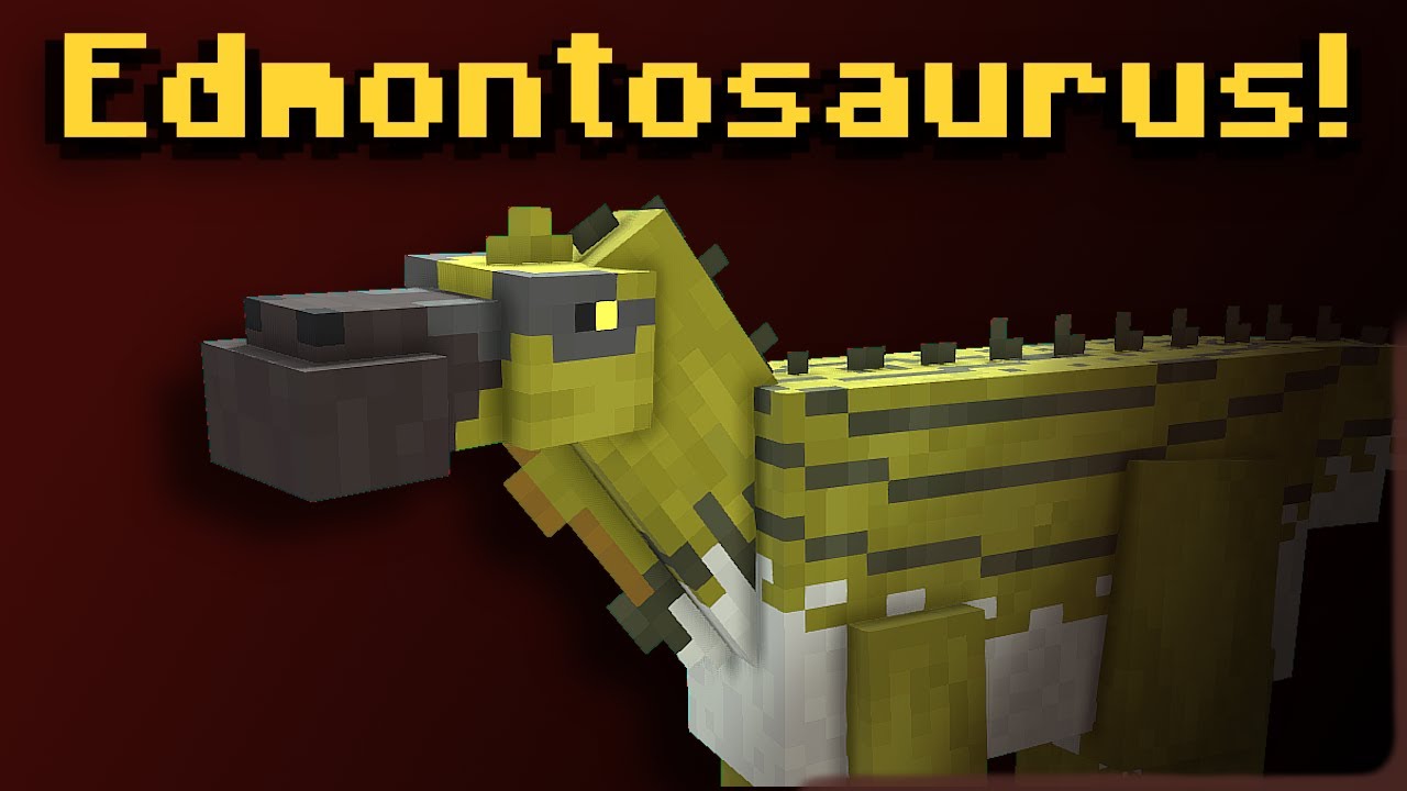 Edmontosaurus! - Minecraft Dinosaur Addon - YouTube