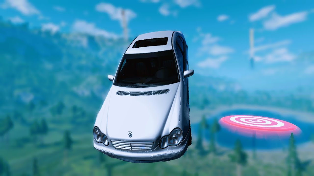 CARS ARE JUMPING FROM THE GIANT RAMP - YouTube