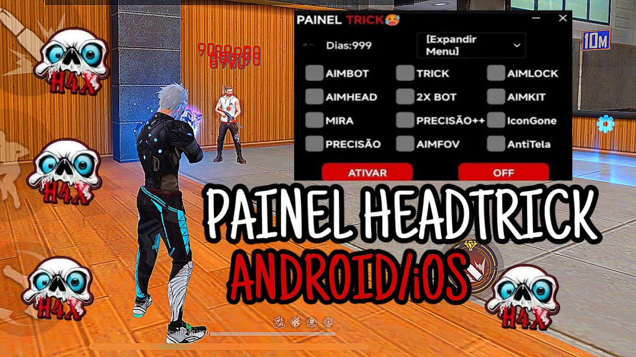PAINEL EXTERNAL HEADTRICK ANDROID E IOS 😈 NOVO XIT FREE FIRE 🎯 | LINK ...