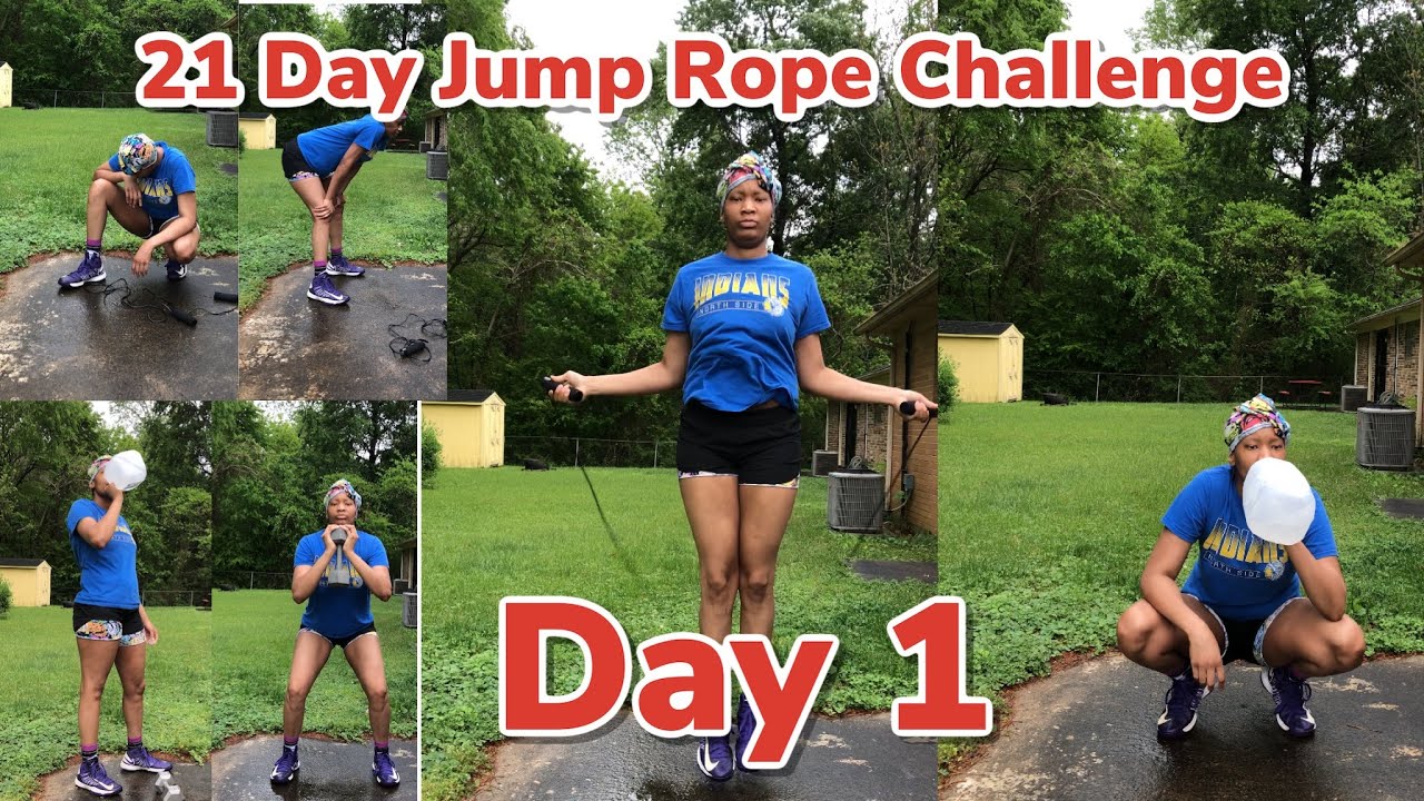 21 DAY JUMP ROPE CHALLENGE | START OF MY FITNESS JOURNEY | GETTING BACK ...