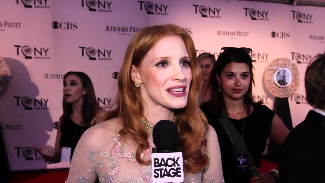 Tony Interview: Jessica Chastain - YouTube