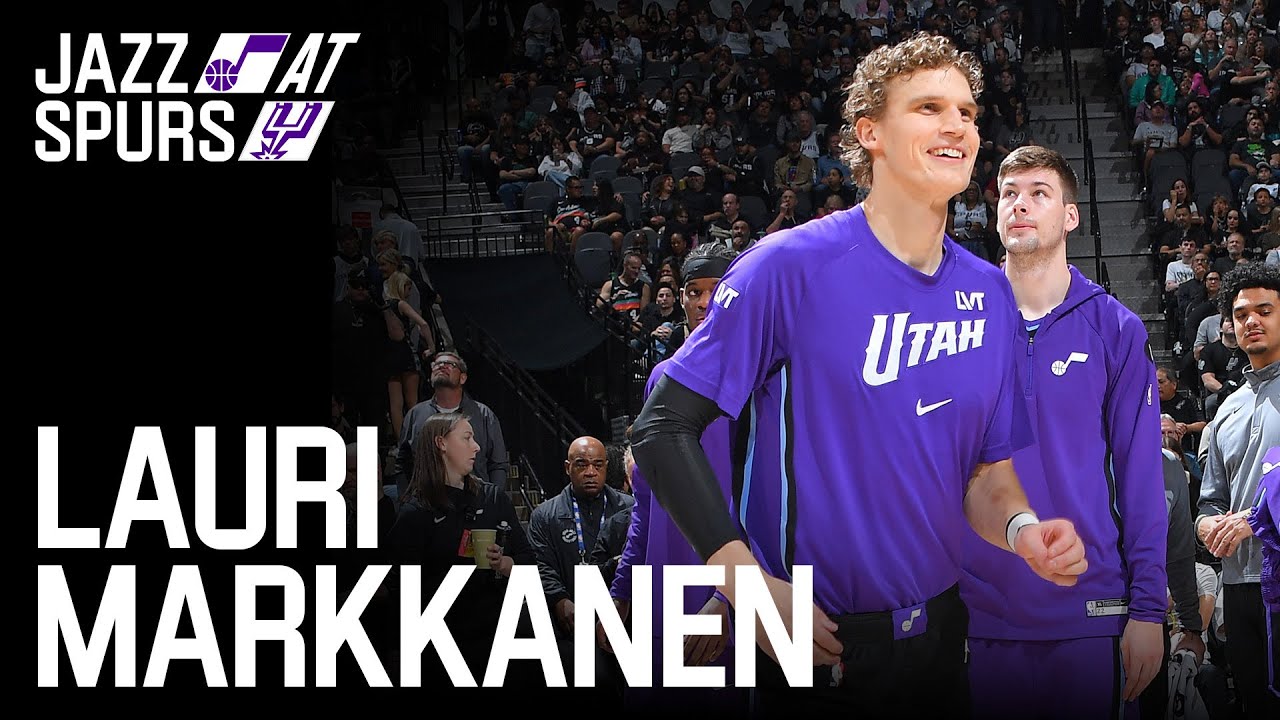 LAURI drops 🇫🇮29🇫🇮 in WIN VS SPURS | UTAH JAZZ - YouTube