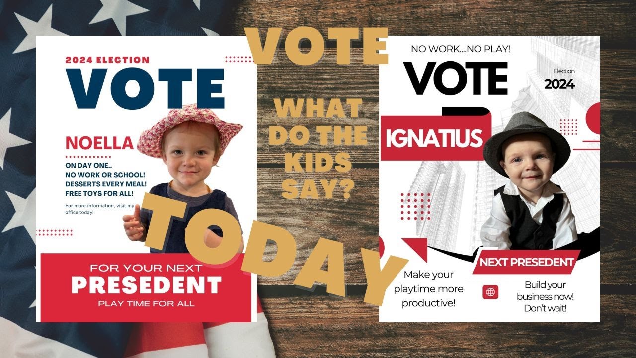 Kids Vote Today 2024 Presidential Election - YouTube