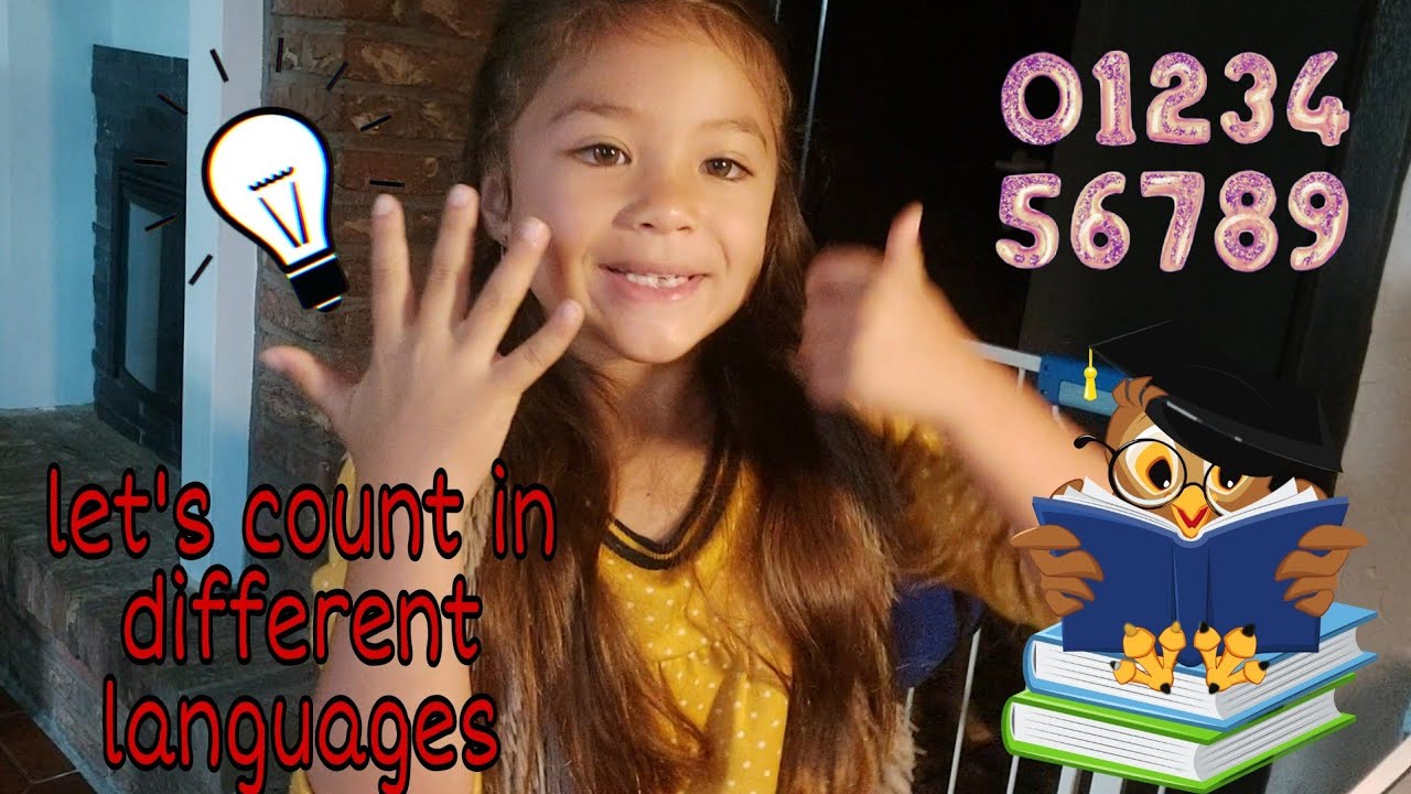 LETS COUNT 1-10 in DIFFERENT LANGUAGES - YouTube