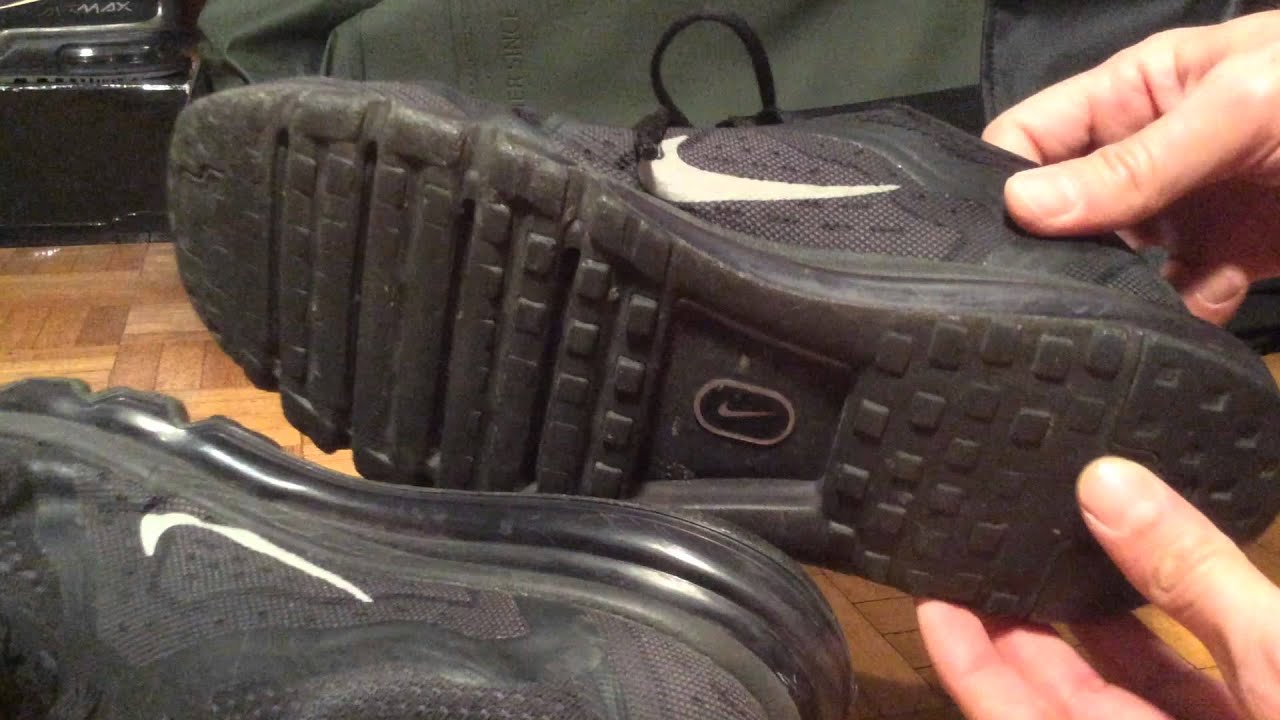Deflated Nike air max 2014 black - YouTube
