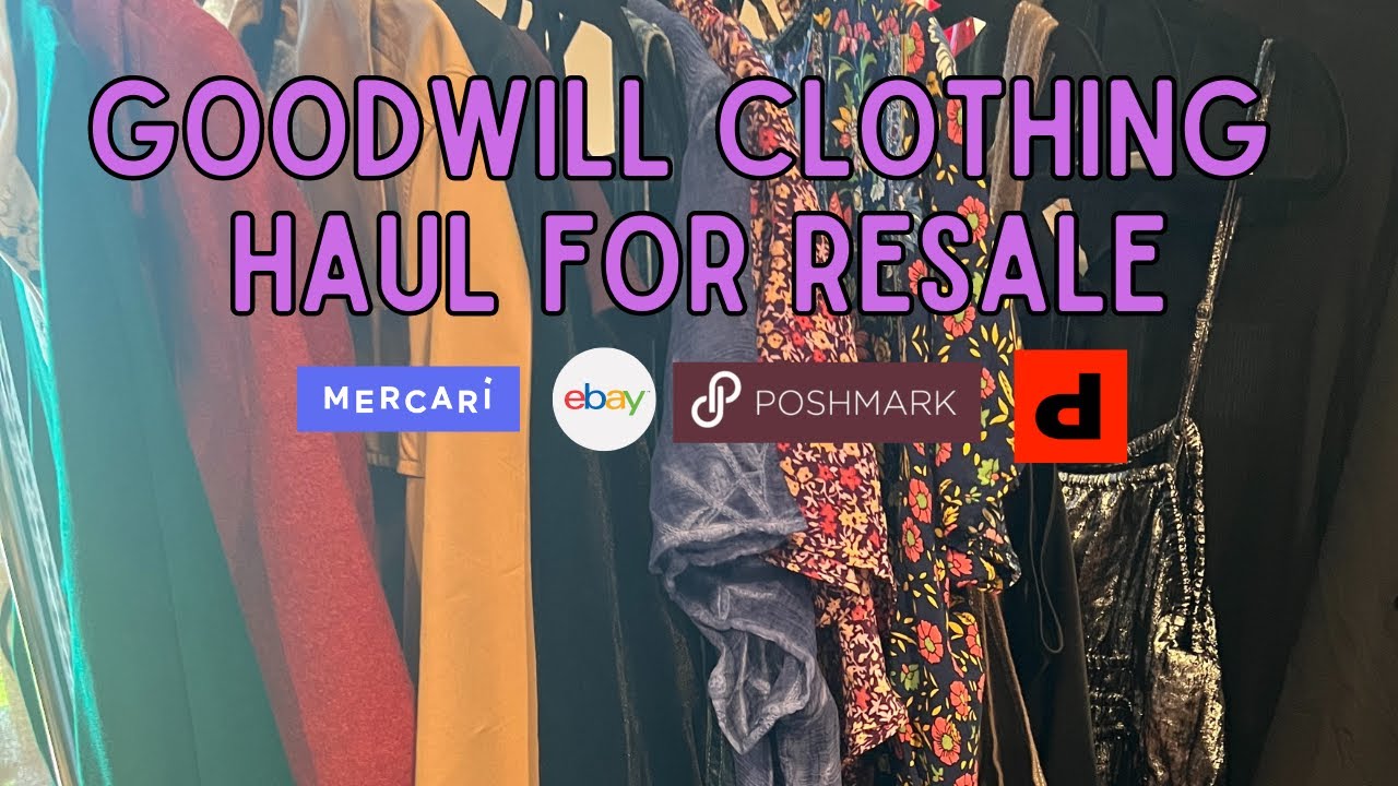 Goodwill Women's Clothing Haul For Resale on Poshmark, Ebay, Mercari ...
