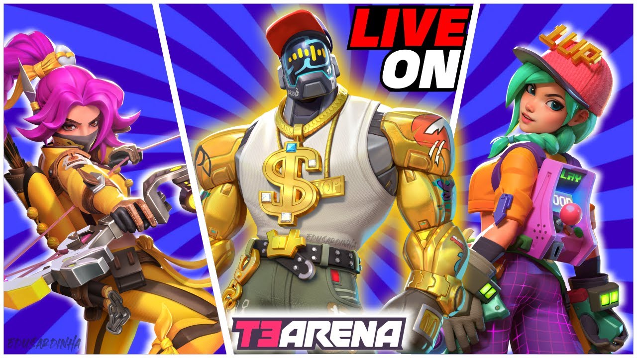 🟢 LIVE T3 ARENA AO VIVO JOGANDO COM OS INSCRITOS 11/06 #t3arena # ...