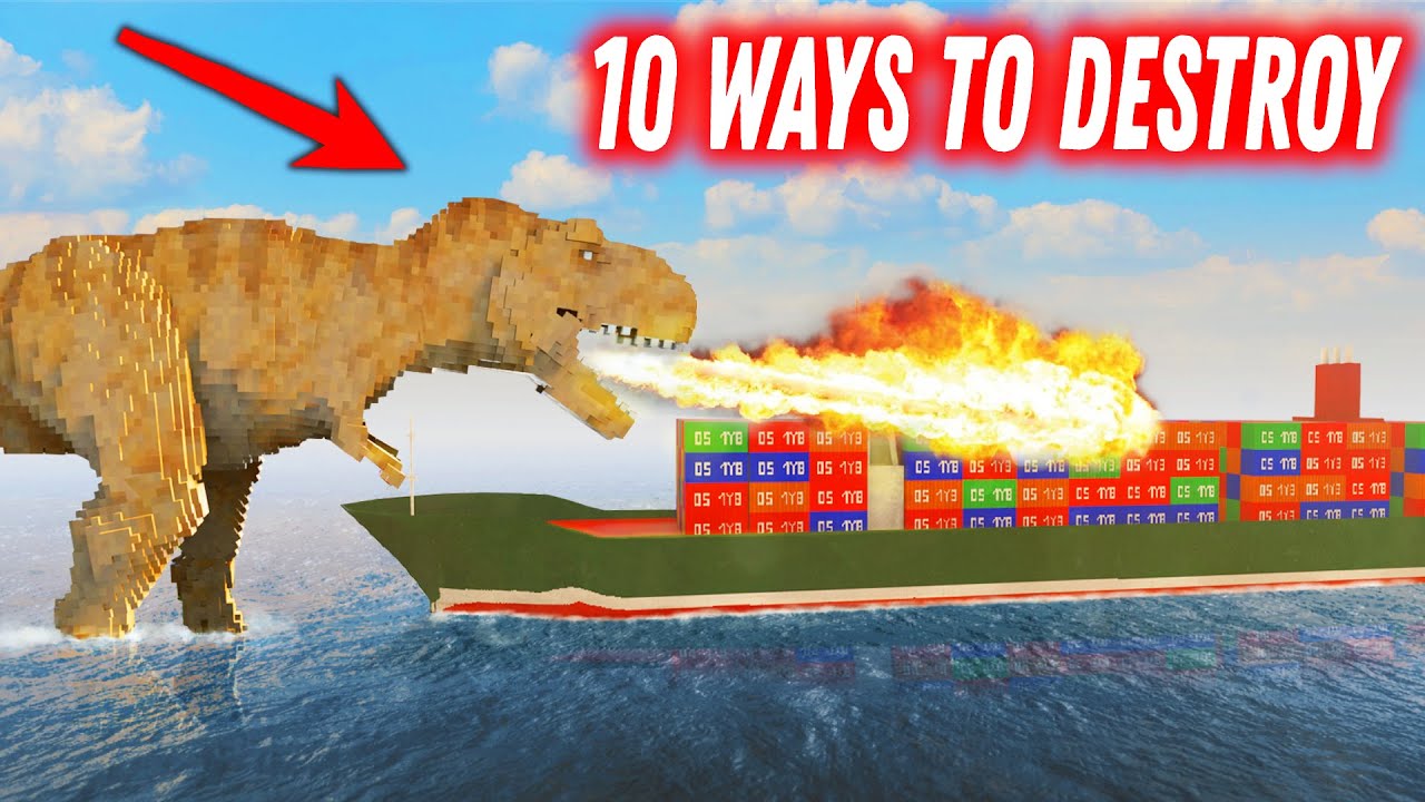 10 Ways To Destroy A Cargo Ship - Teardown - YouTube
