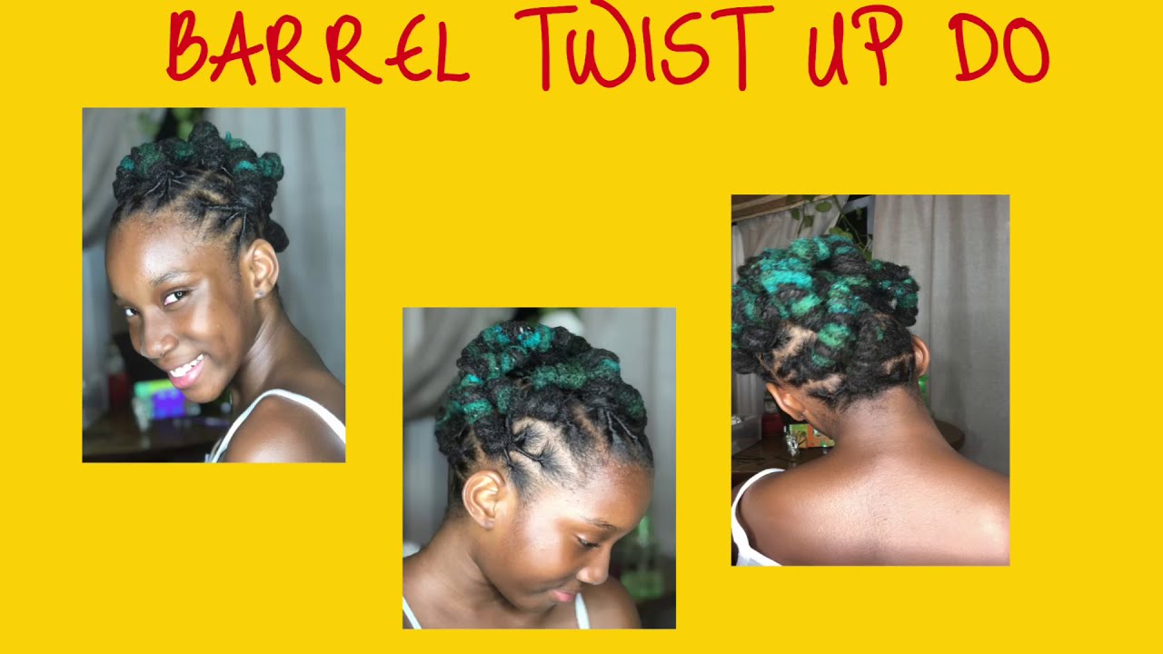 Loc style: BARREL TWISTS - YouTube