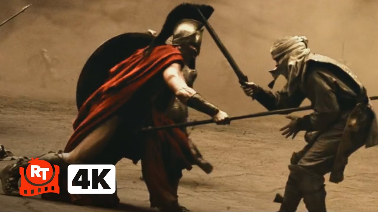 300 (2006) 4K - The Warrior King Scene | Movieclips - YouTube