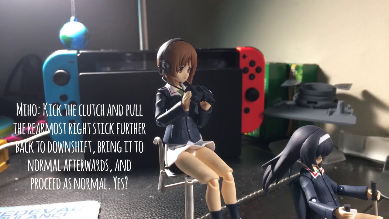 Figma Stop-Motion | Girls und Panzer “Mako fell asleep again.“ - YouTube