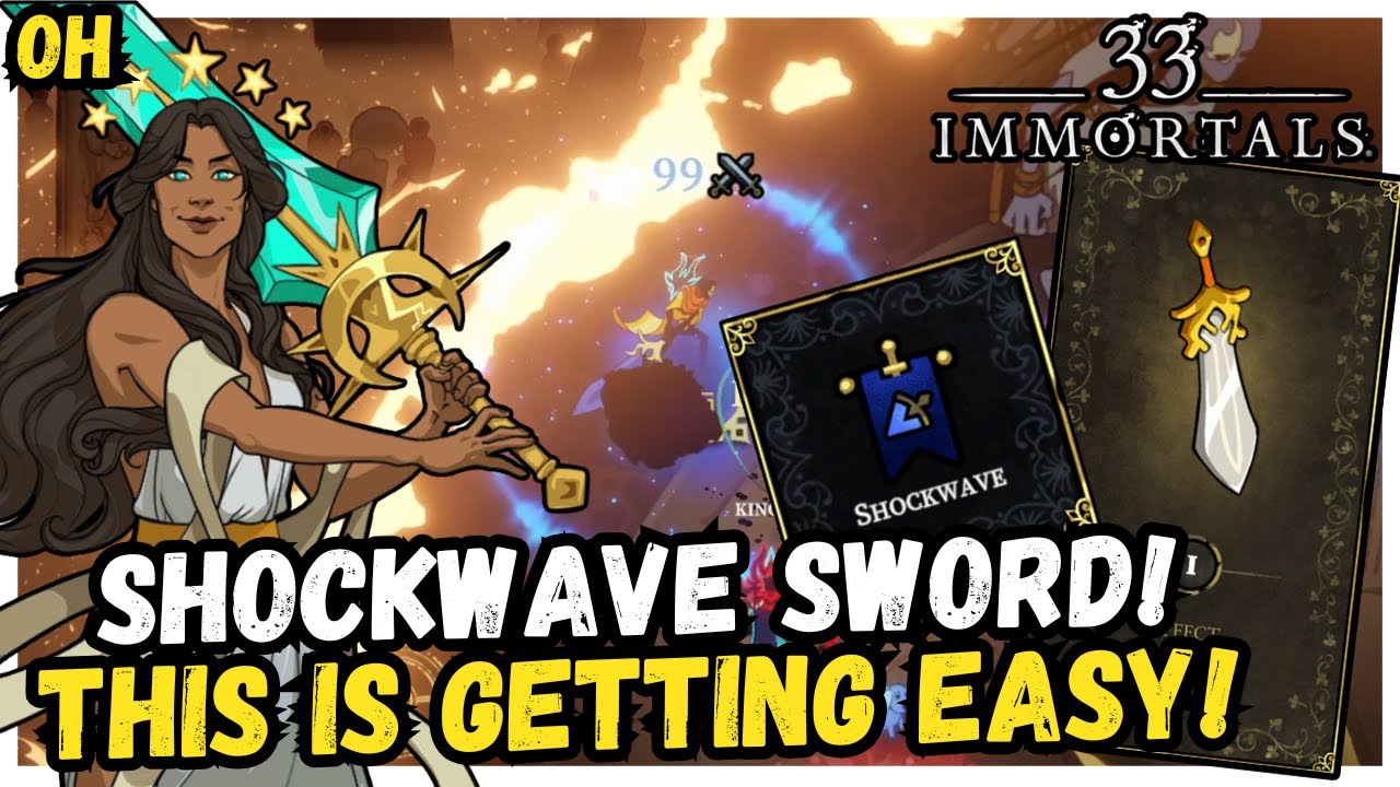 Shockwave Sword! This Game IS Getting EASY!! 33 Immortals! - YouTube