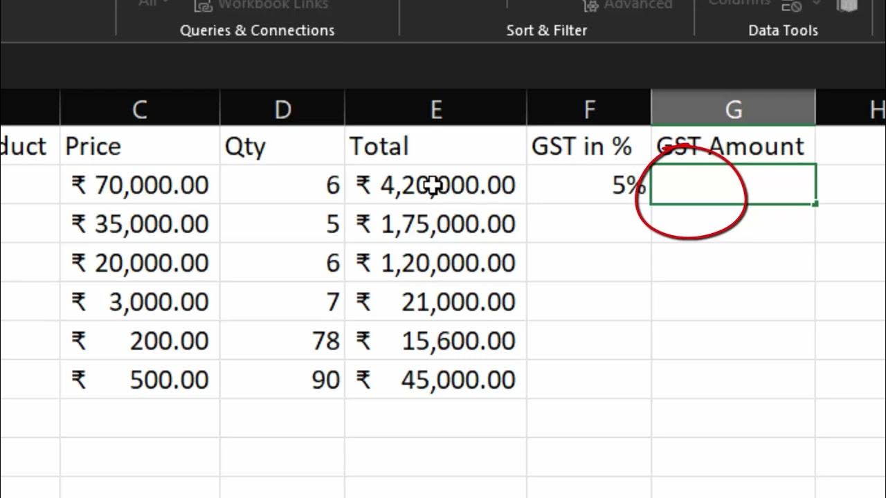 All cell address and Percentage and Multiplication in Ms Excel Calc@COMPUTEREXCELSOLUTION - YouTube