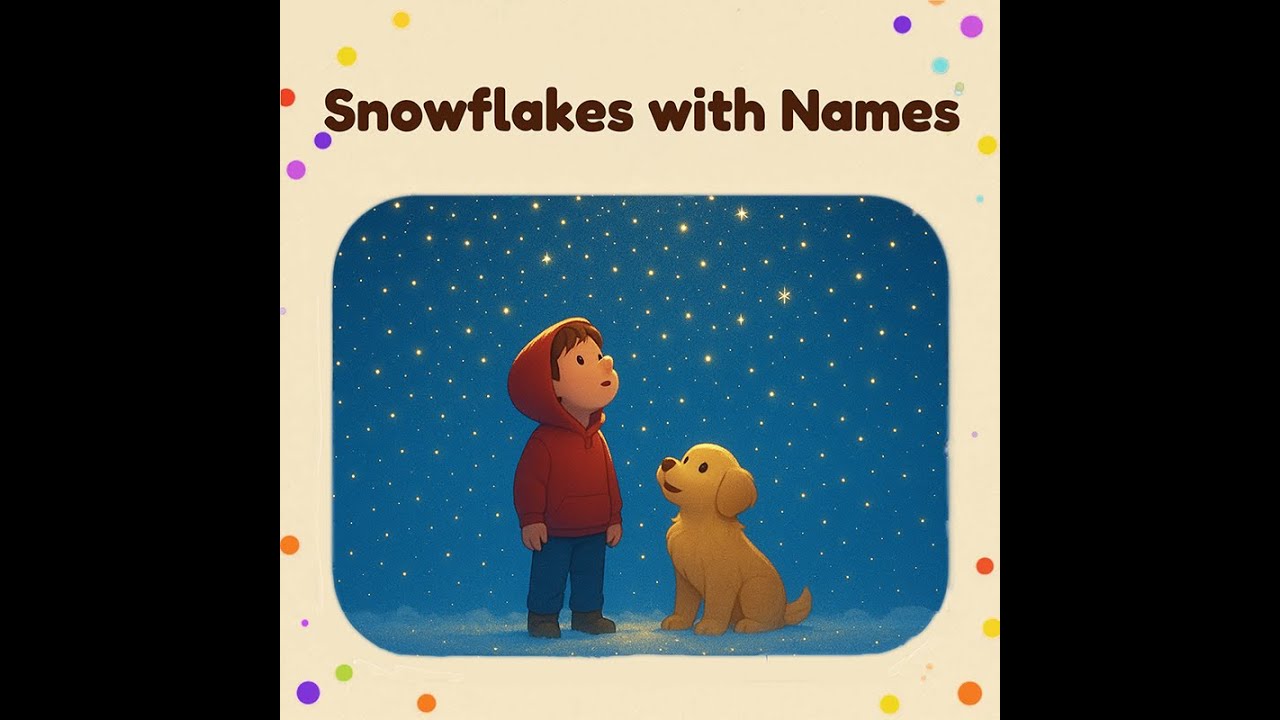 Snowflakes with Names | A Magical Winter Story for Kids - YouTube