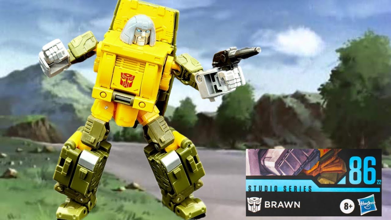 Transformers Studio Series 86 - Deluxe Class BRAWN Review - YouTube