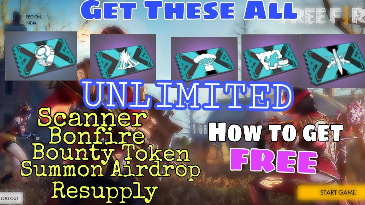 Unlimited Bounty Token scanner bonfire and more || Freefire - YouTube