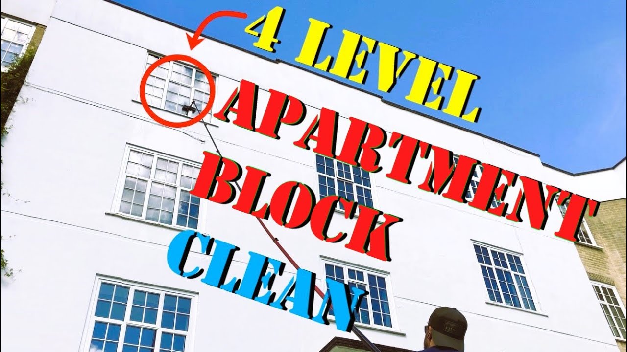 HOW TO CLEAN HIGH WINDOWS USING A POLE | WFP Work Flow #windowcleaning ...
