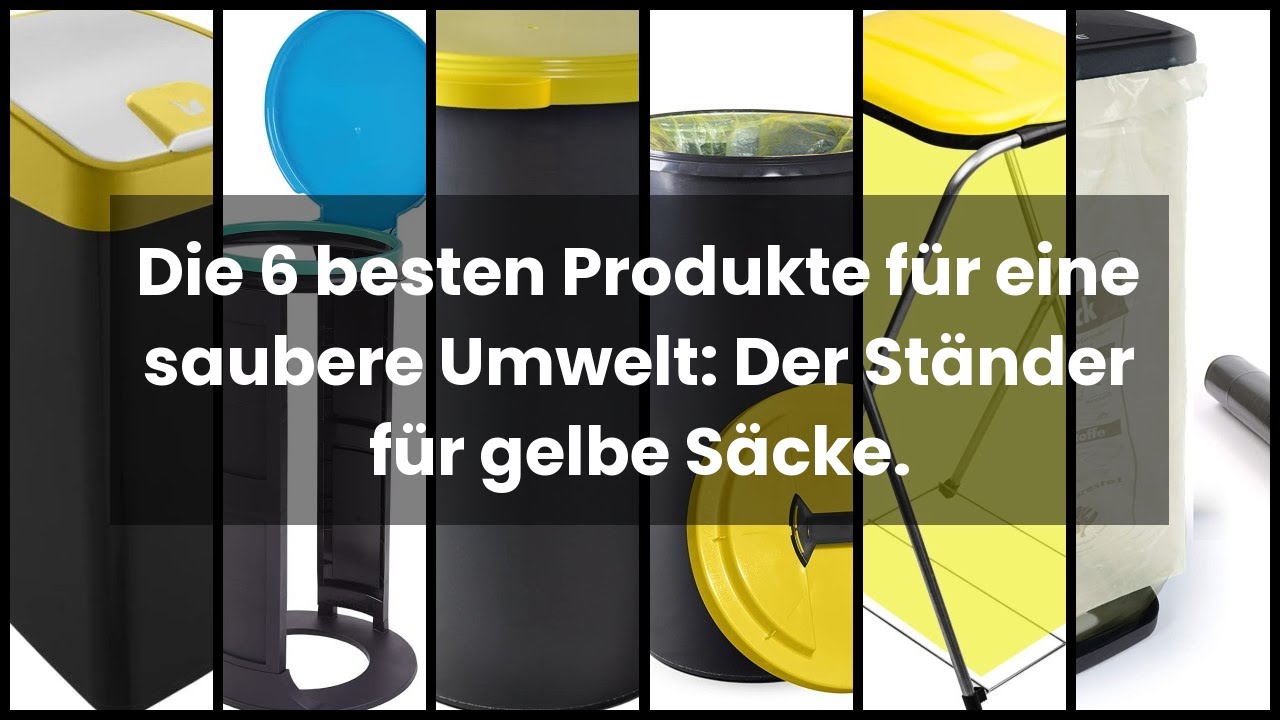【Ständer gelber sack】Die 6 besten Produkte für eine saubere Umwelt: Der ...