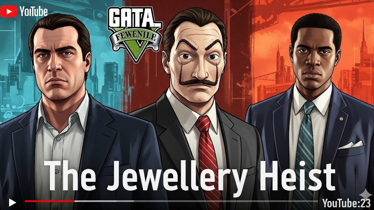 GTA 5 Jewelry Store Heist | Complete Walkthrough & Gameplay Final Part ...