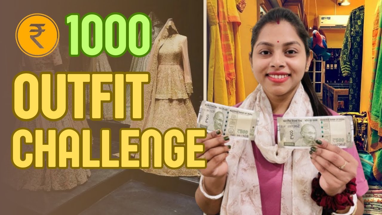 1000 Rupee Outfit Challenge | Street Shopping India | India Tour - YouTube