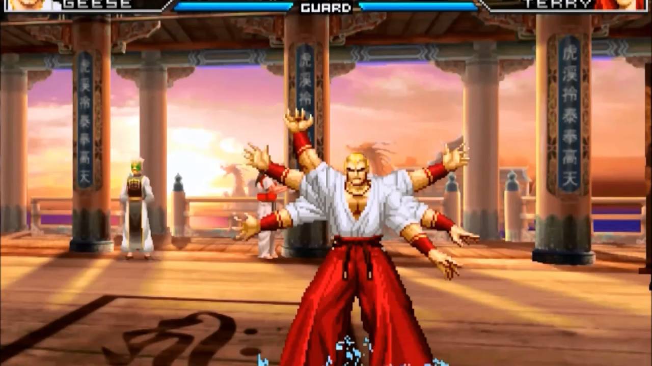 KOF 2002 Unlimited Match - Geese Combo Movie - YouTube