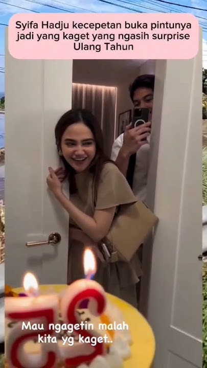 el rumi ajak teman syifa hadju untuk ngasih surprise ulang tahun #syifahadju #elrumi - YouTube