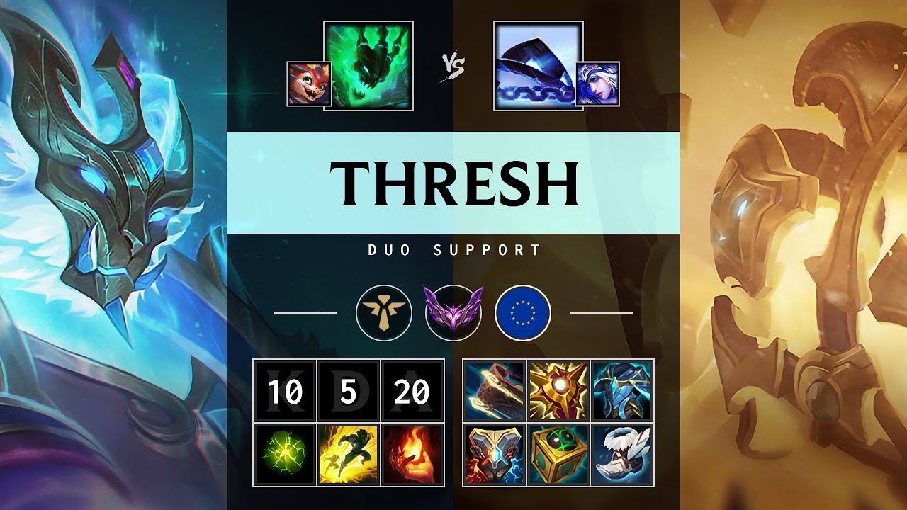 Thresh Support vs Xerath: Rampage - EUW Master Patch 14.23 - YouTube