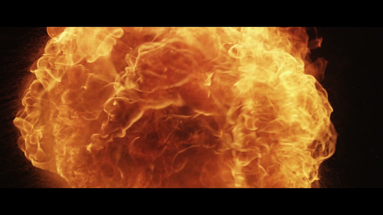 Stock Footage | Spectacular Fireball Burning And Floating In Darkness ...
