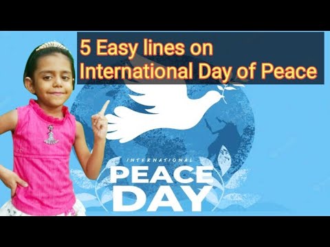 5 Lines on World Peace Day/Speech on International Day of Peace/World ...