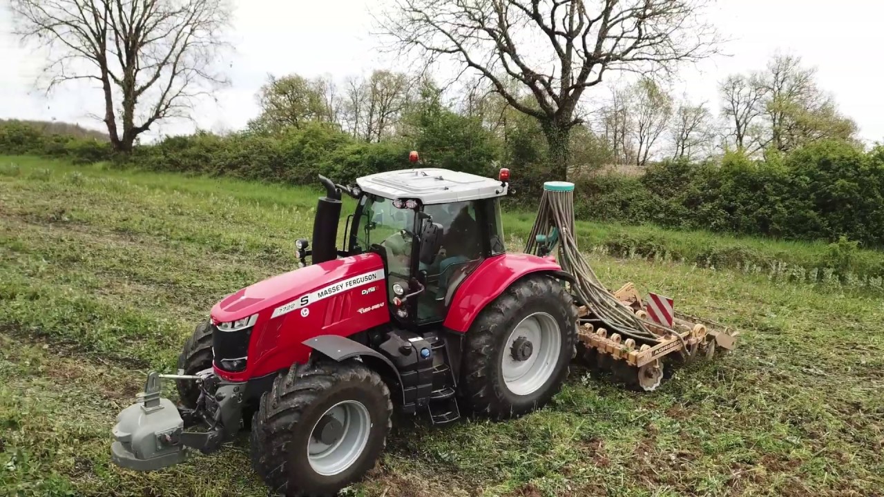 Essai du nouveau 7722 S de Massey Ferguson - YouTube